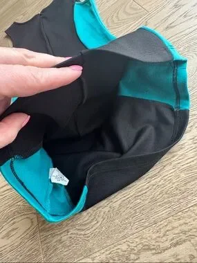 Guess | Dresses | Guess Black And Teal Paneled Dress Small | Poshmark